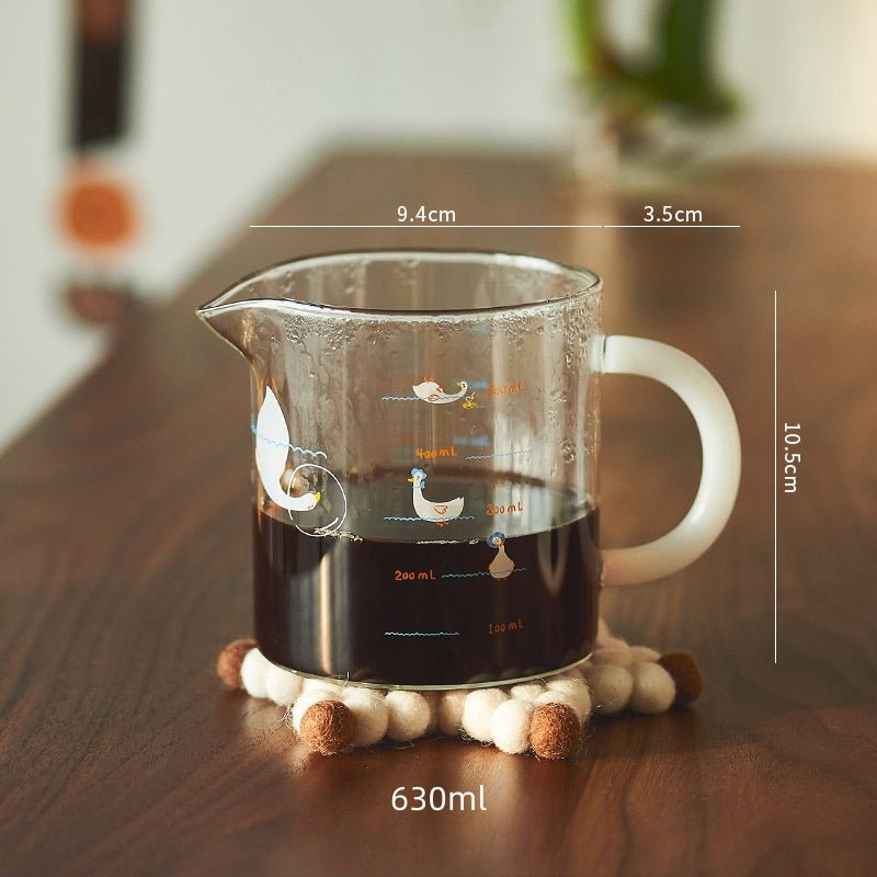 Borosilicate glass measuring cup – Bluewhite
