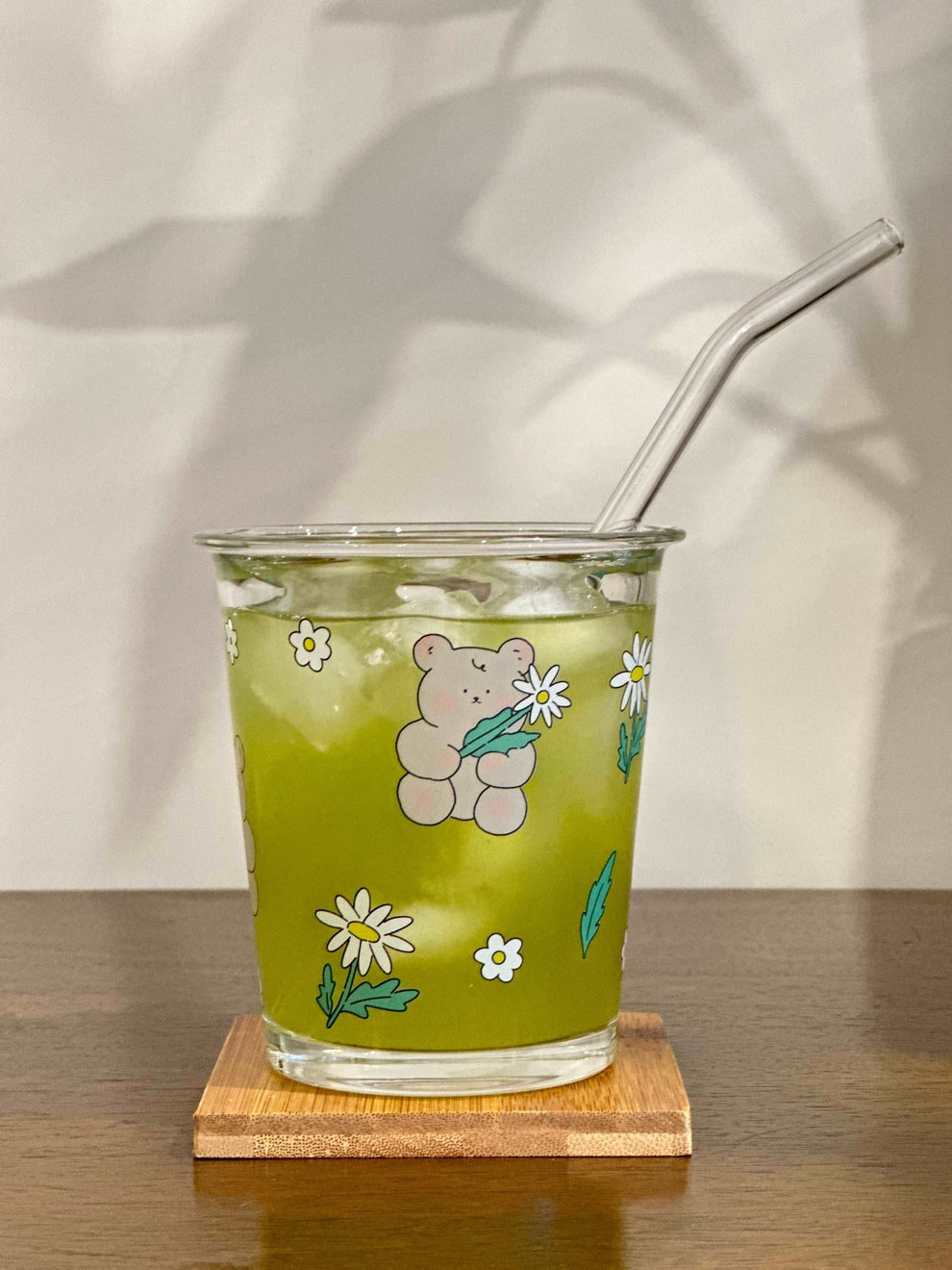 Daisy Teddy Glass – Bluewhite