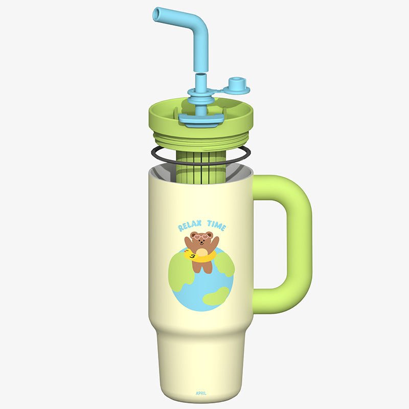 Earth Bear Giant Insulated Bottle – Bluewhite