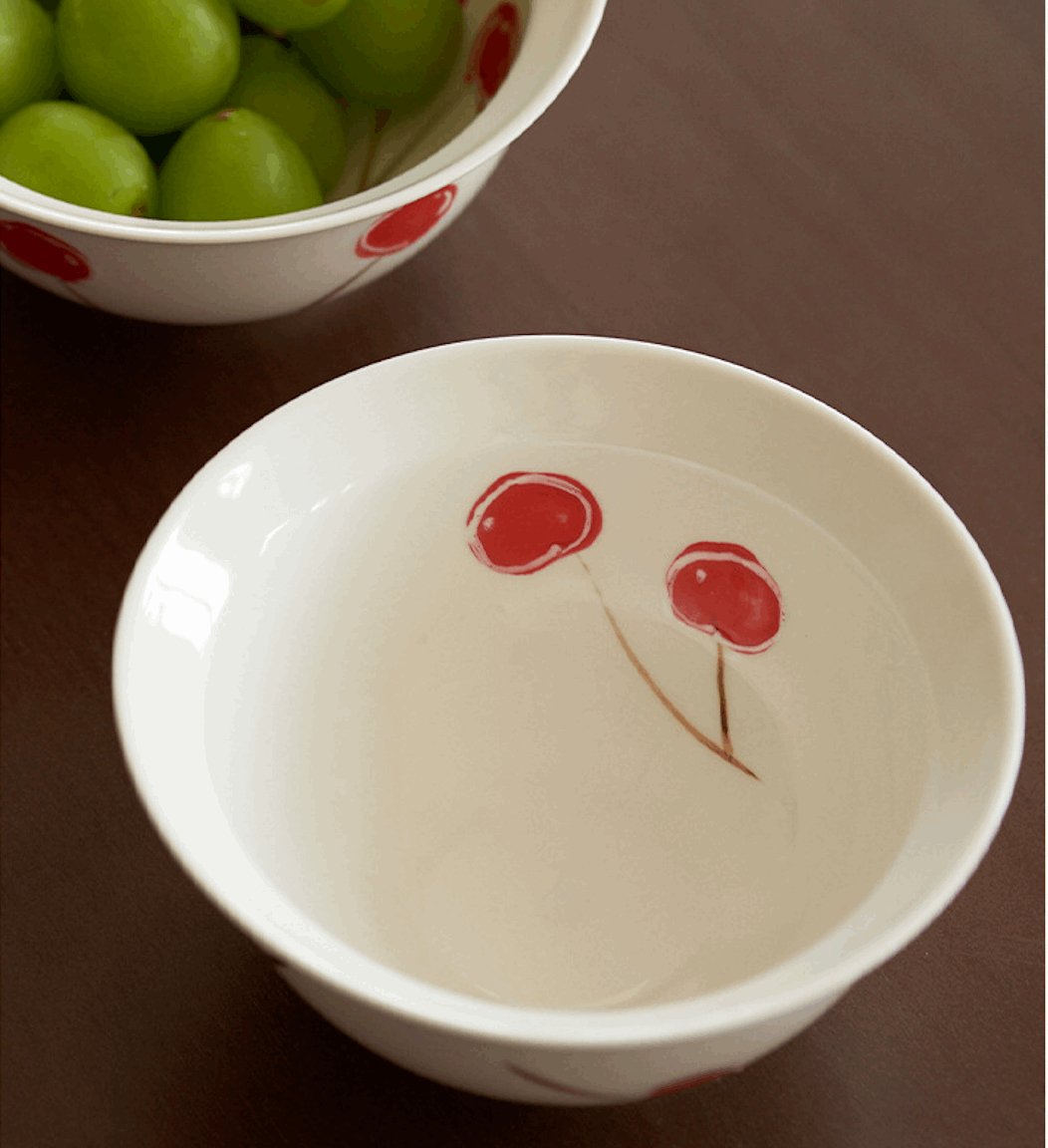 Fruit Series Inverted Bowl – Bluewhite