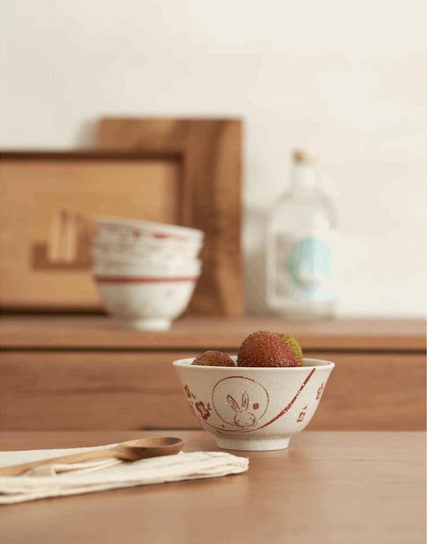 Japanese-style rice bowl / Gift box set of Five – Bluewhite