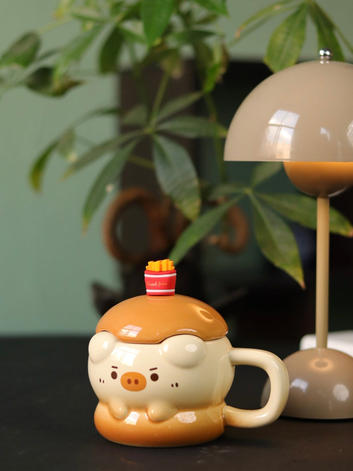 Piggy Burger Cup – Bluewhite